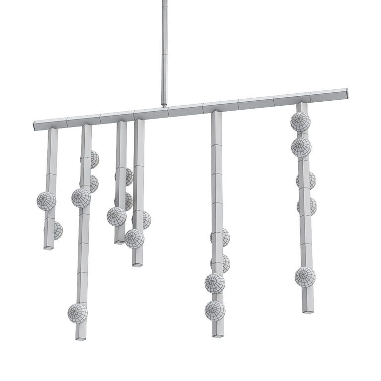 BULB DROP SYSTEM by LINDSEY ADELMAN Chandelier (145357) 3D model ...