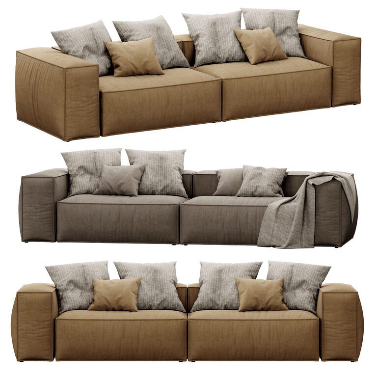 Cosima modular sofa by bolia (145561) 3D model - Download 3D model ...