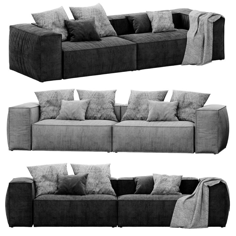 Cosima modular sofa by bolia (145564) 3D model - Download 3D model ...