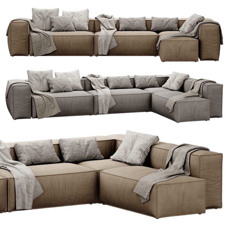 COSIMA modular large sofa by bolia (145567) 3D model - Download 3D ...