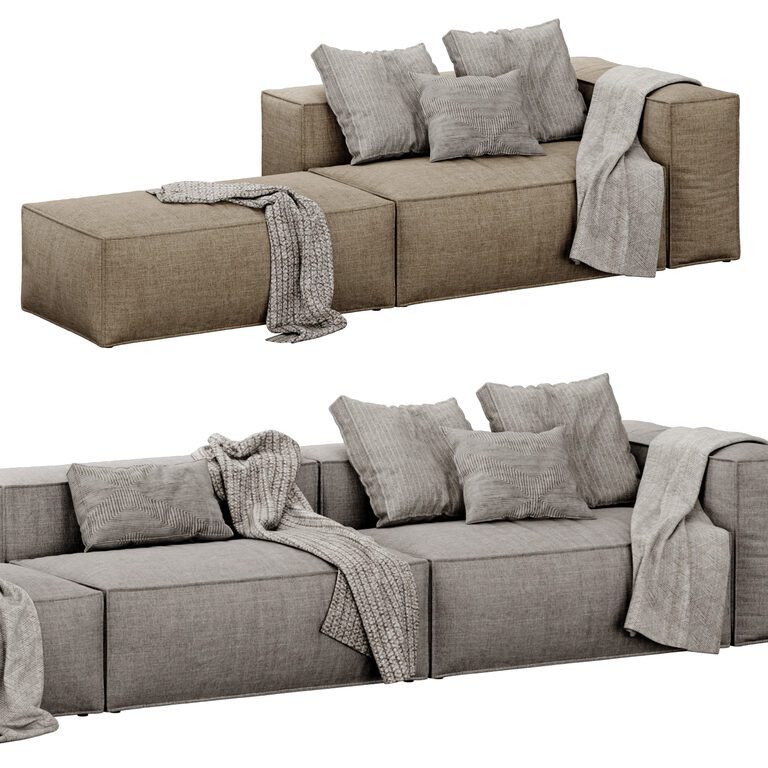 COSIMA modular 3units and 2units sofa by Bolia (145572) 3D model ...