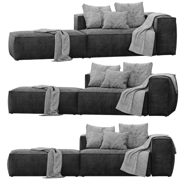 Sofa Cosima Modular 3units And 2units By Bolia (145574) 3D model ...
