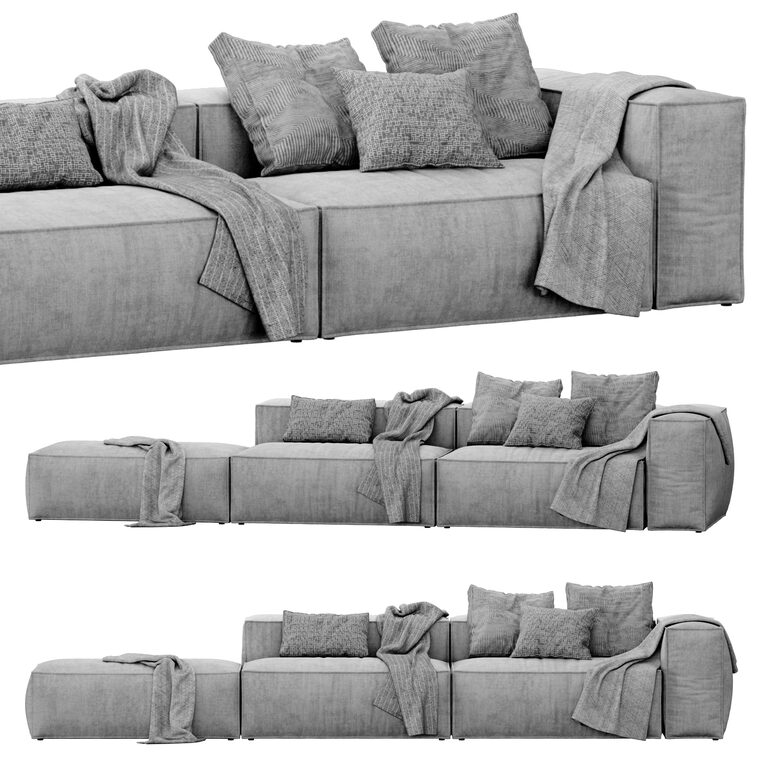 Sofa Cosima Modular 3units And 2units By Bolia (145574) 3D model ...