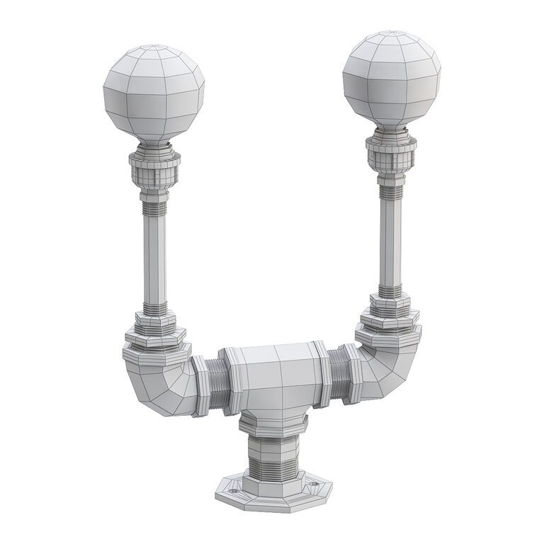Edelman New York Industrial Table Lamp (145641) 3D model - Download 3D ...