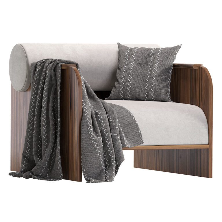 Crump and Kwash June Lounge Chair (148902) 3D model - Download 3D model ...