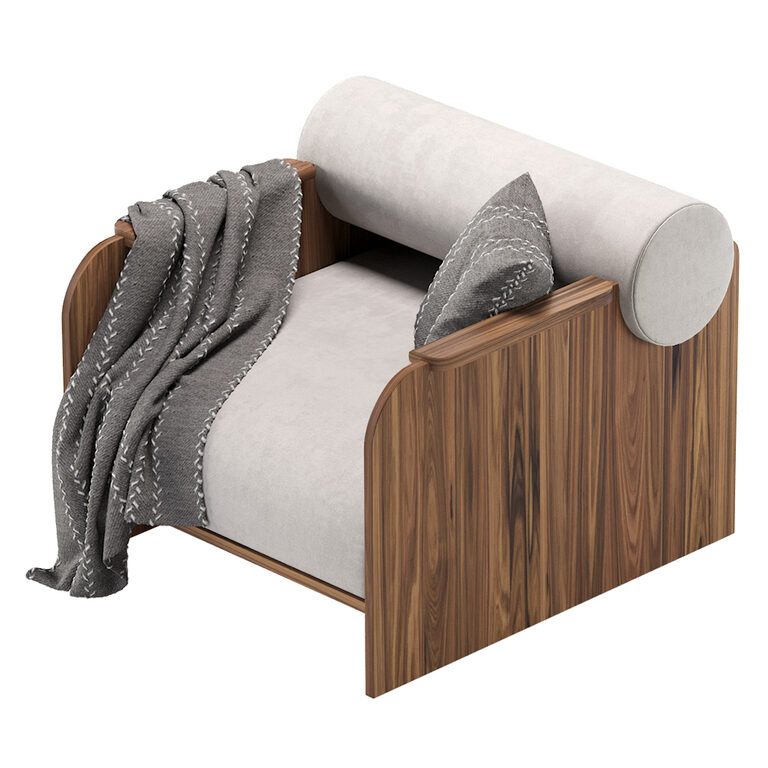 Crump and Kwash June Lounge Chair (148902) 3D model - Download 3D model ...