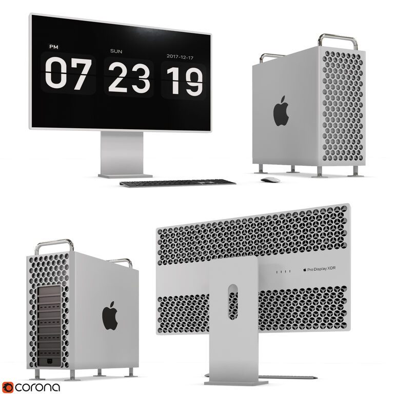 Mac Pro computer (148979) 3D model - Download 3D model Mac Pro computer ...