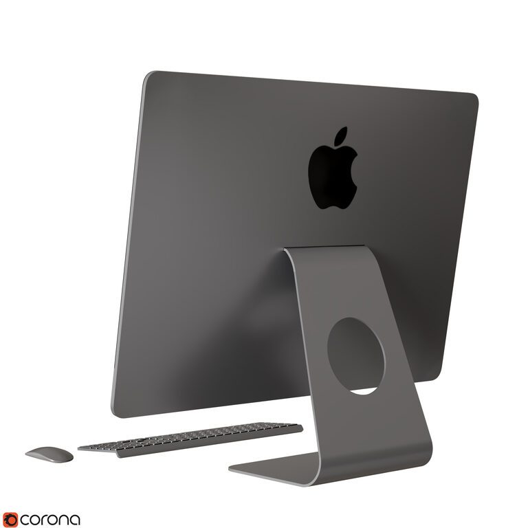 iMac PRO Space Gray Color (149094) 3D model - Download 3D model iMac ...