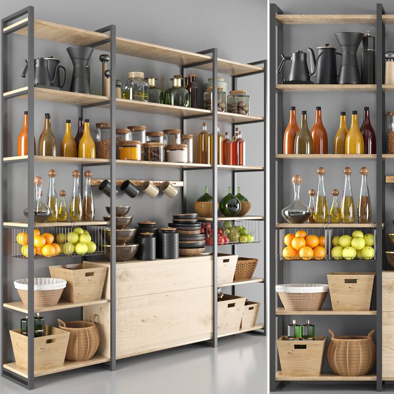 Kitchen accessories 012 (pantry) (150087) 3D model - Download 3D model ...