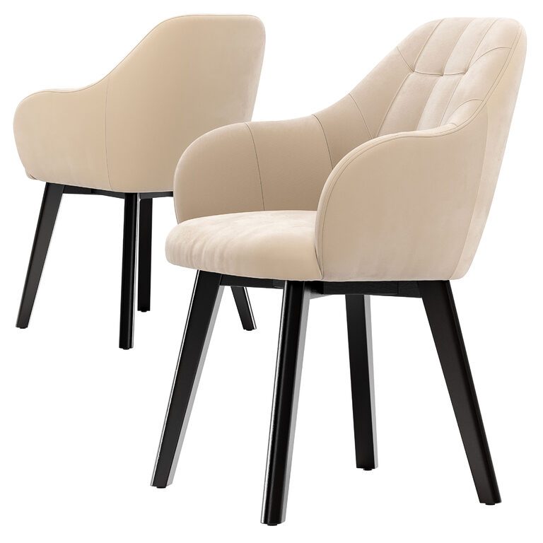 Lady dining chair and Glynis table (150141) 3D model - Download 3D ...