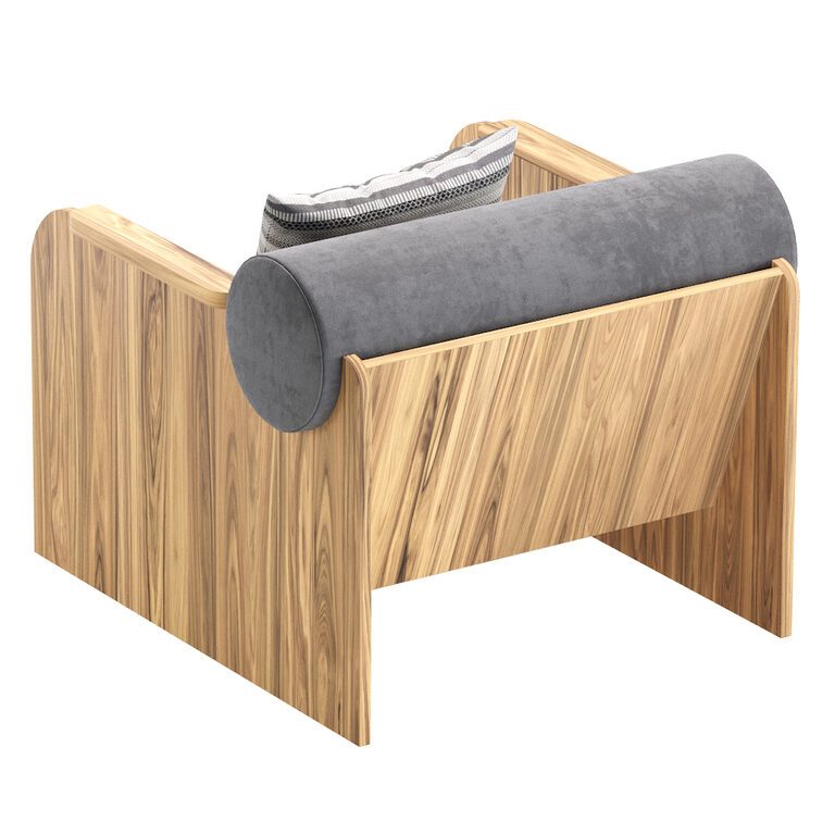 Crump and Kwash June Lounge Chair Indoor (151225) 3D model - Download ...