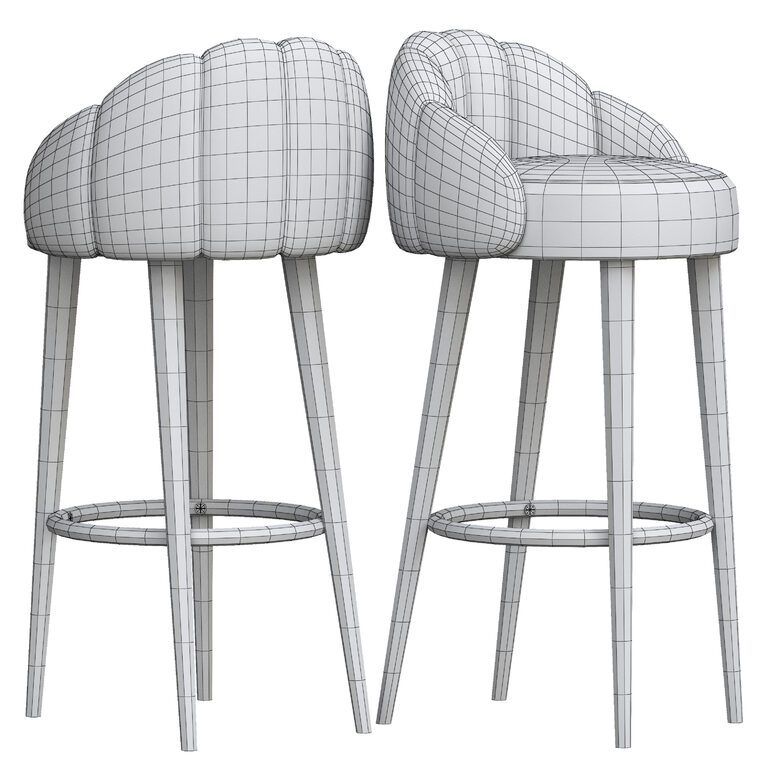 Munna OLYMPIA BAR STOOL (153332) 3D model - Download 3D model Munna ...