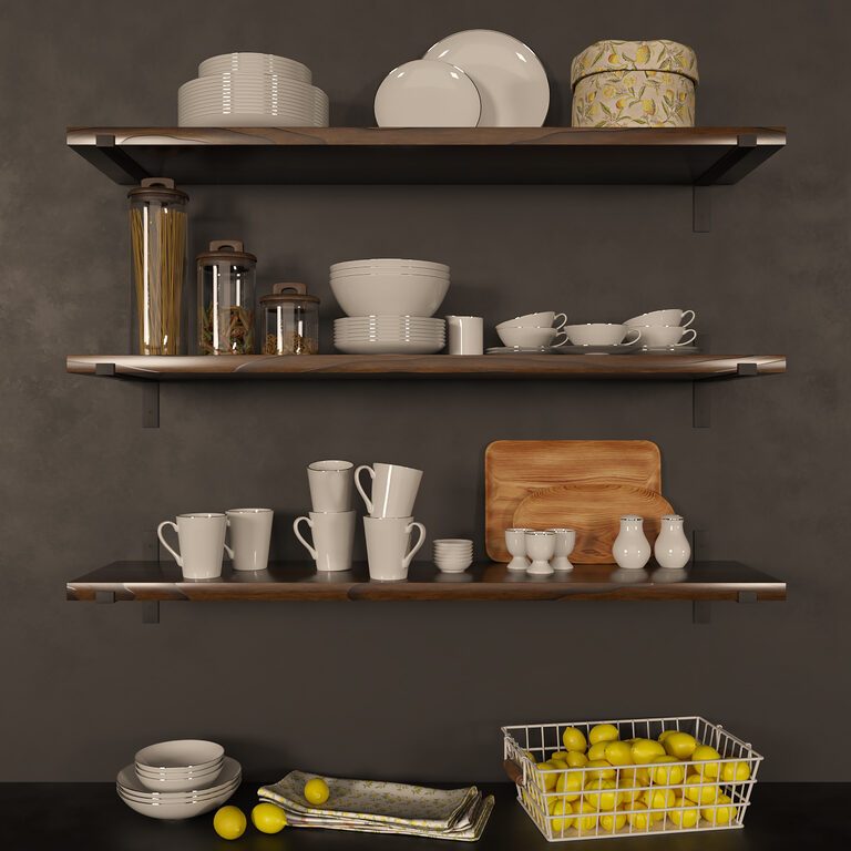 Kitchen decor set (153339) 3D model - Download 3D model Kitchen decor ...