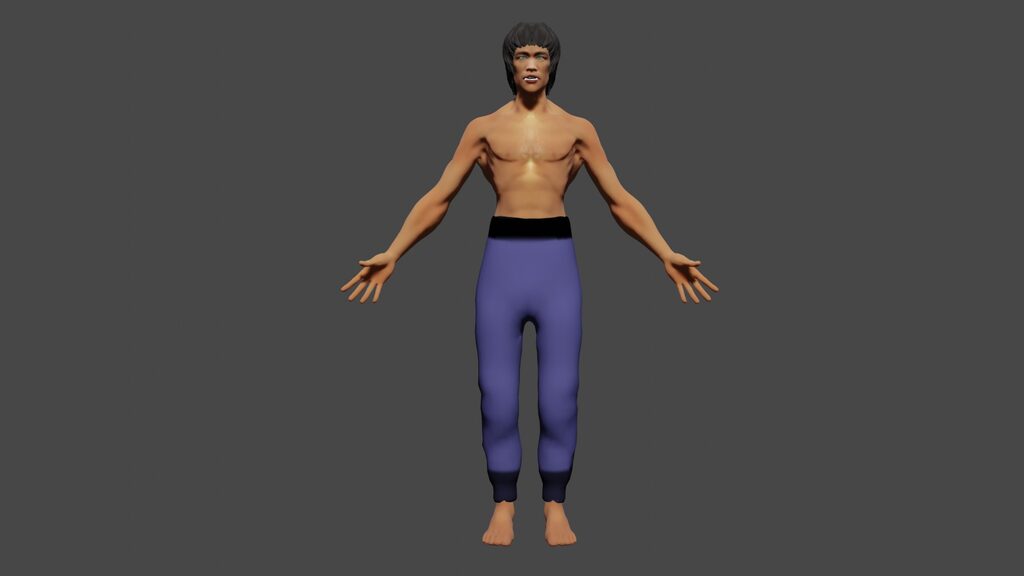 Bruce Lee (154394) 3D model - Download 3D model Bruce Lee (154394 ...