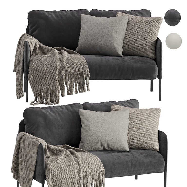 Glostad Sofa Ikea (154420) 3D model - Download 3D model Glostad Sofa ...