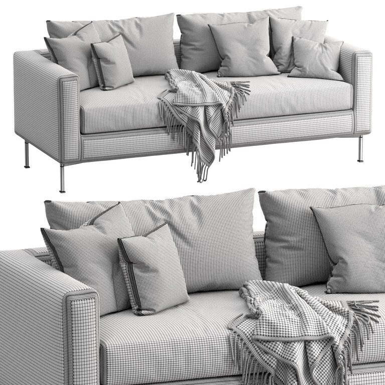 Livingdivani Sofa Box (154443) 3D model - Download 3D model ...