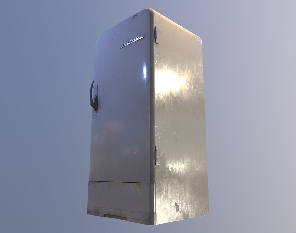 Soviet Vintage refrigerator Zil Moskva 9 Color Variants (154861) 3D ...