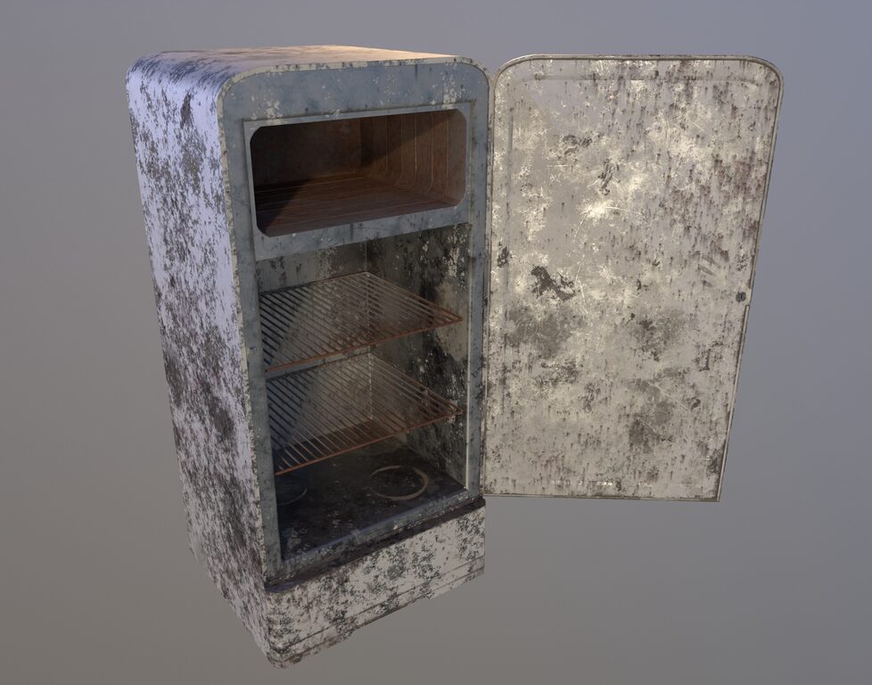 Soviet Vintage refrigerator Zil Moskva 9 Color Variants (154861) 3D ...