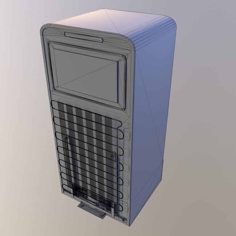 Soviet Vintage refrigerator Zil Moskva 9 Color Variants (154861) 3D ...
