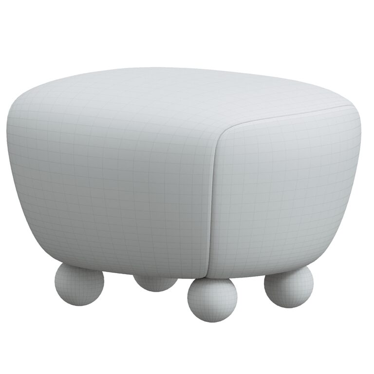 Bear Ottoman (154929) 3D model - Download 3D model Bear Ottoman (154929 ...