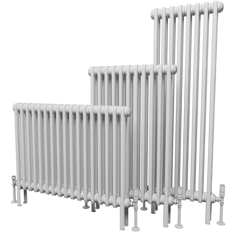Butler And Rose Radiator (155047) 3D model - Download 3D model Butler ...
