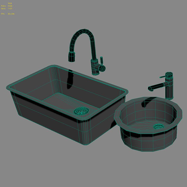 Blanco Kitchen Sink (157350) 3D model - Download 3D model Blanco ...
