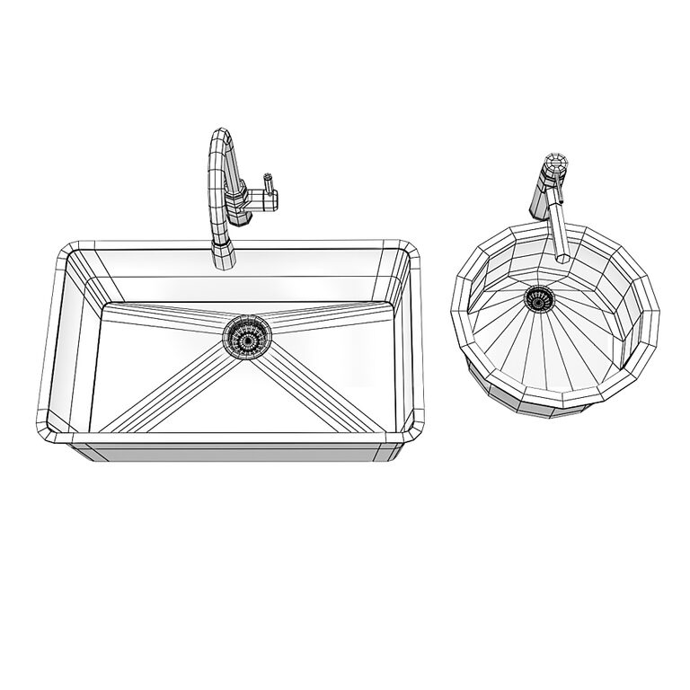 Blanco Kitchen Sink (157350) 3D model - Download 3D model Blanco ...
