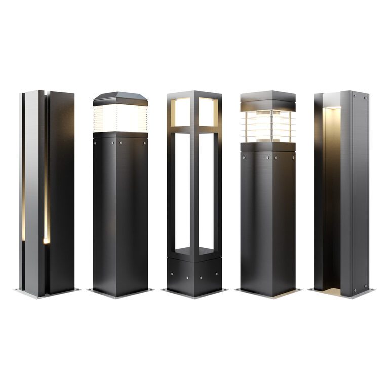 Pathway Lighting Set - Metal - Series 3 (157684) 3D model - Download 3D ...