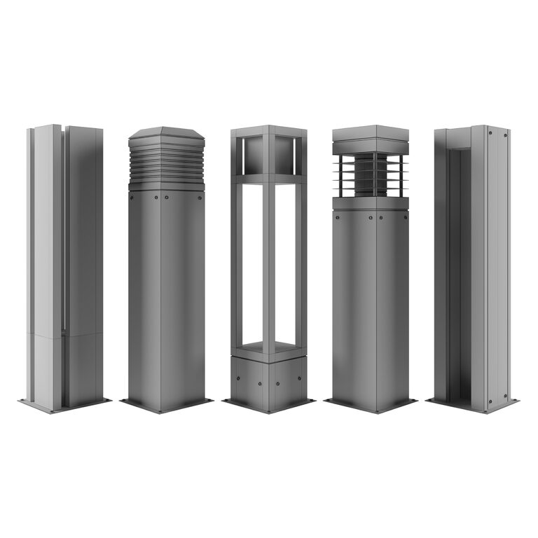 Pathway Lighting Set - Metal - Series 3 (157684) 3D model - Download 3D ...