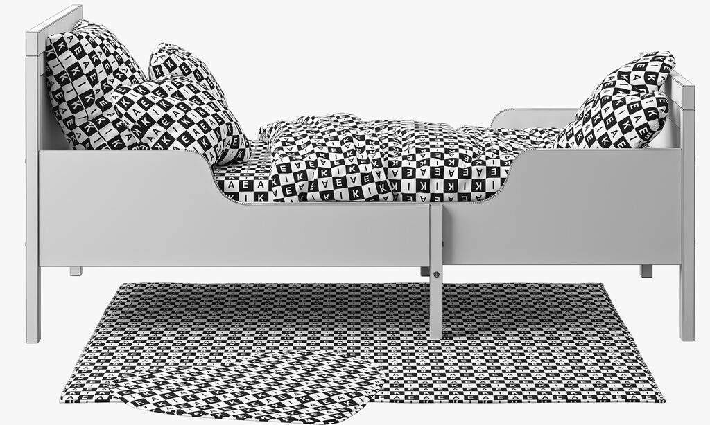 Ikea Sundvik Bed 2 (157708) 3D model - Download 3D model Ikea Sundvik ...