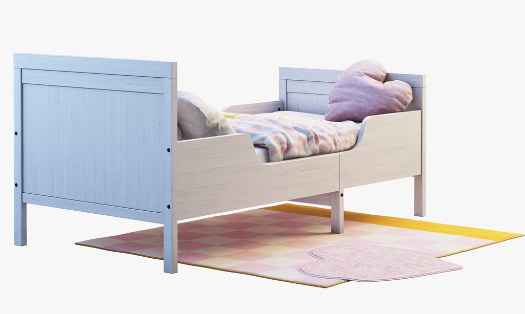 Ikea Sundvik Bed 2 (157708) 3D model - Download 3D model Ikea Sundvik ...