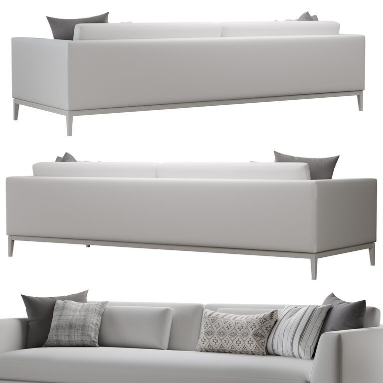 RH Italia Taper Arm Collection sofa (158775) 3D model - Download 3D ...