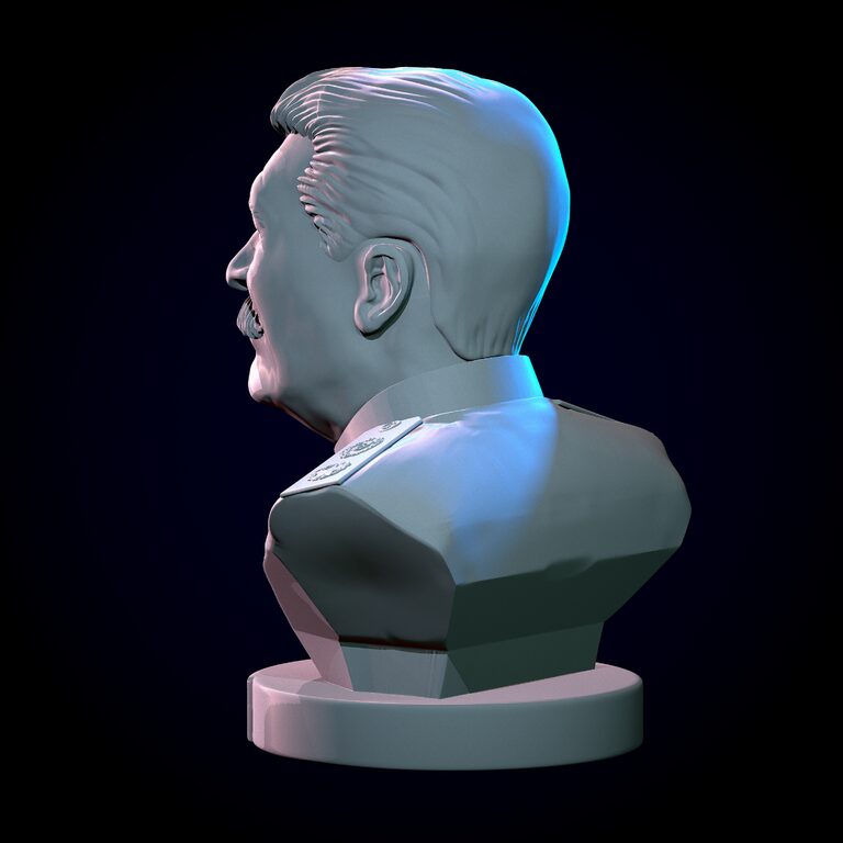 Bust of Joseph Stalin (159873) 3D model - Download 3D model Bust of ...