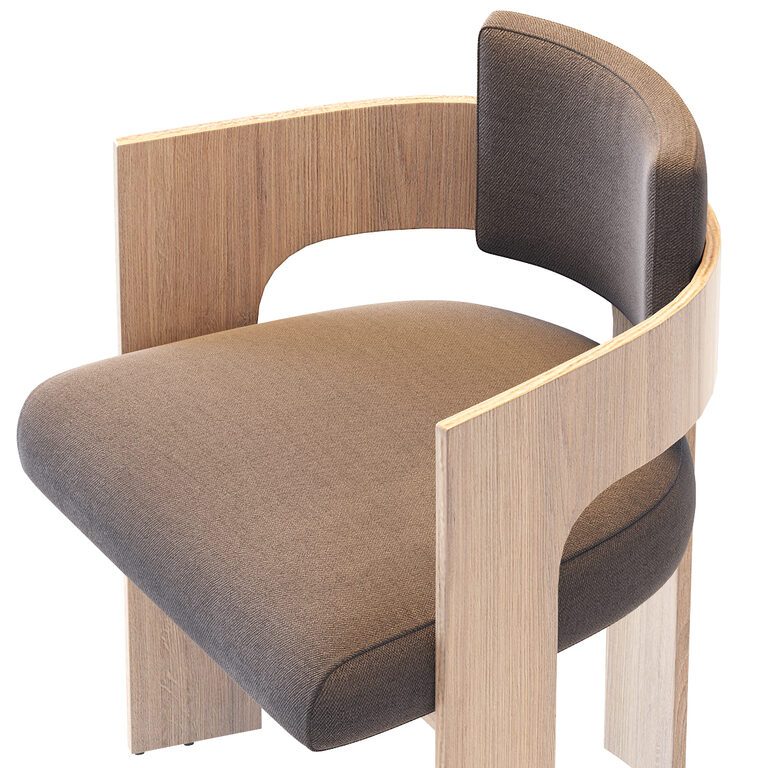 Back chair (159876) 3D model - Download 3D model Back chair (159876 ...