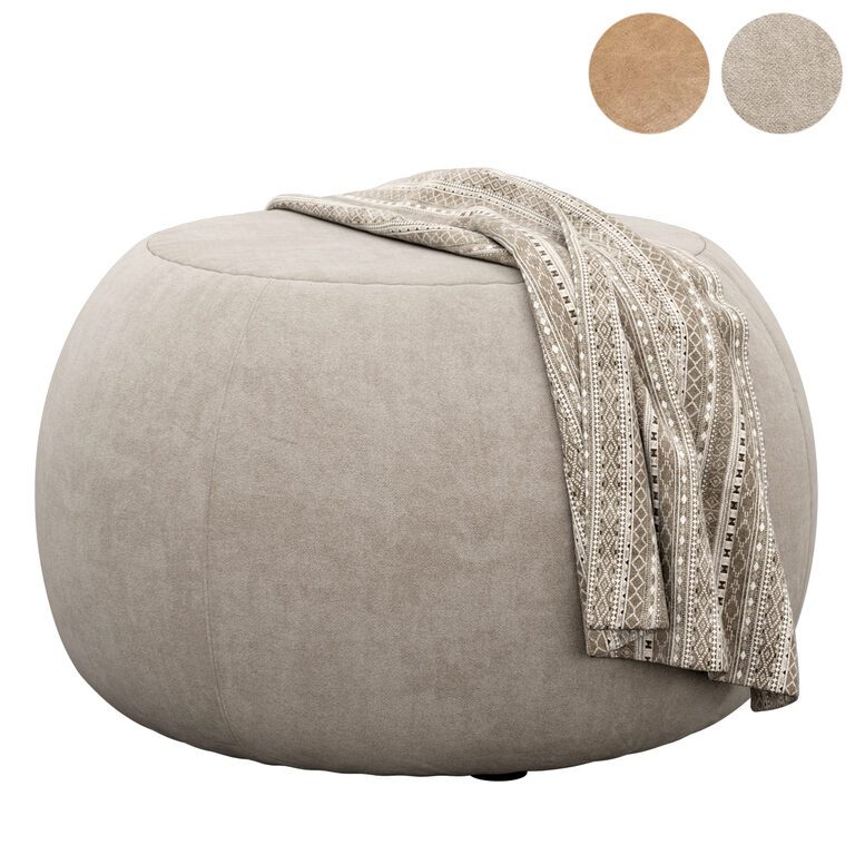 1 seat pouf 670mm (161226) 3D model - Download 3D model 1 seat pouf ...