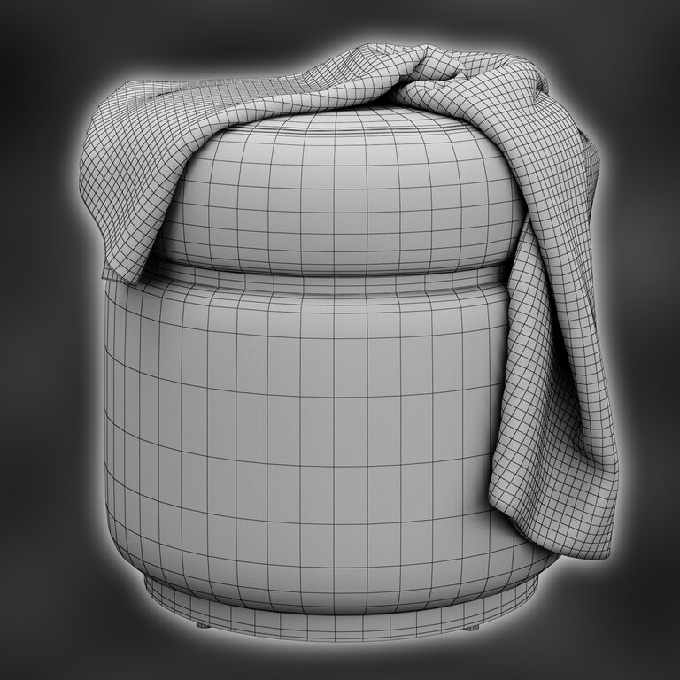 Frato Agra pouf (167692) 3D model - Download 3D model Frato Agra pouf ...