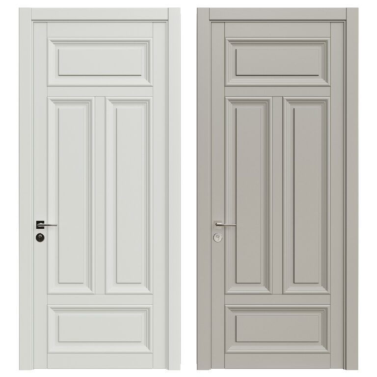 Interior door 132 (167925) 3D model - Download 3D model Interior door ...