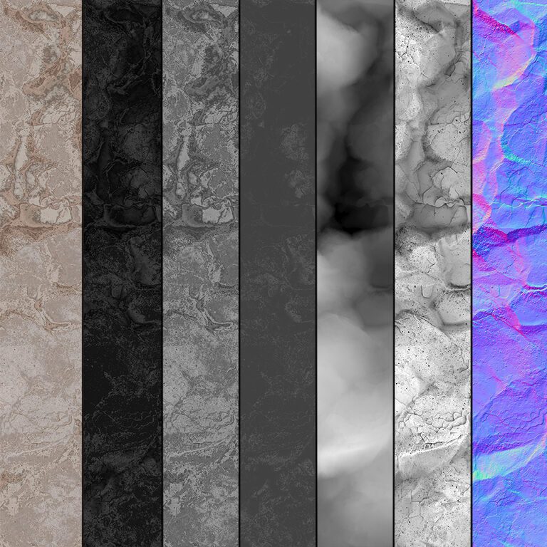 Stone Cliff Wall #16 two types (168278) 3D model - Download 3D model ...