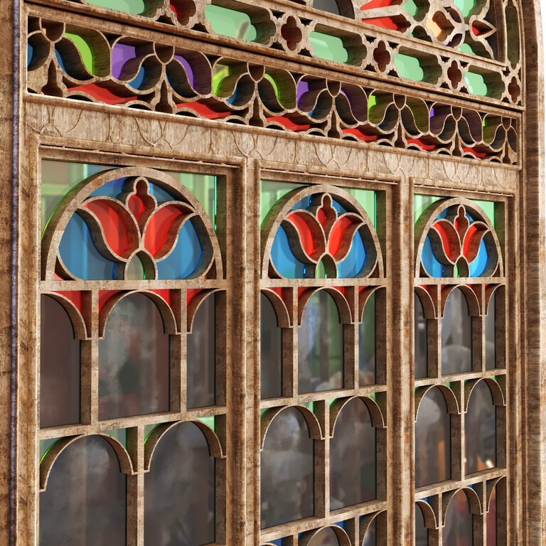 Stained-glass 3D models - Download 3D models | 3d-baza.com