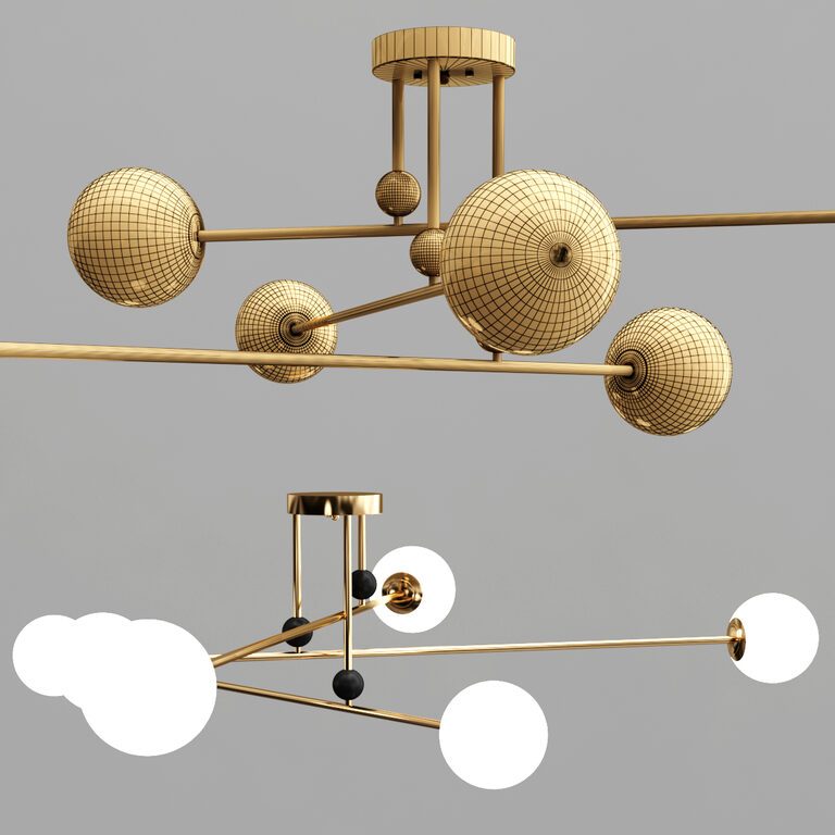 JESI Ceiling Chandelier (168671) 3D model - Download 3D model JESI ...