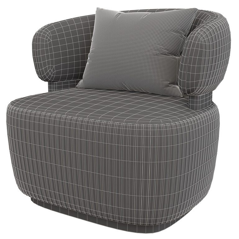 BON TON Capital Collection Armchair (170759) 3D model - Download 3D ...