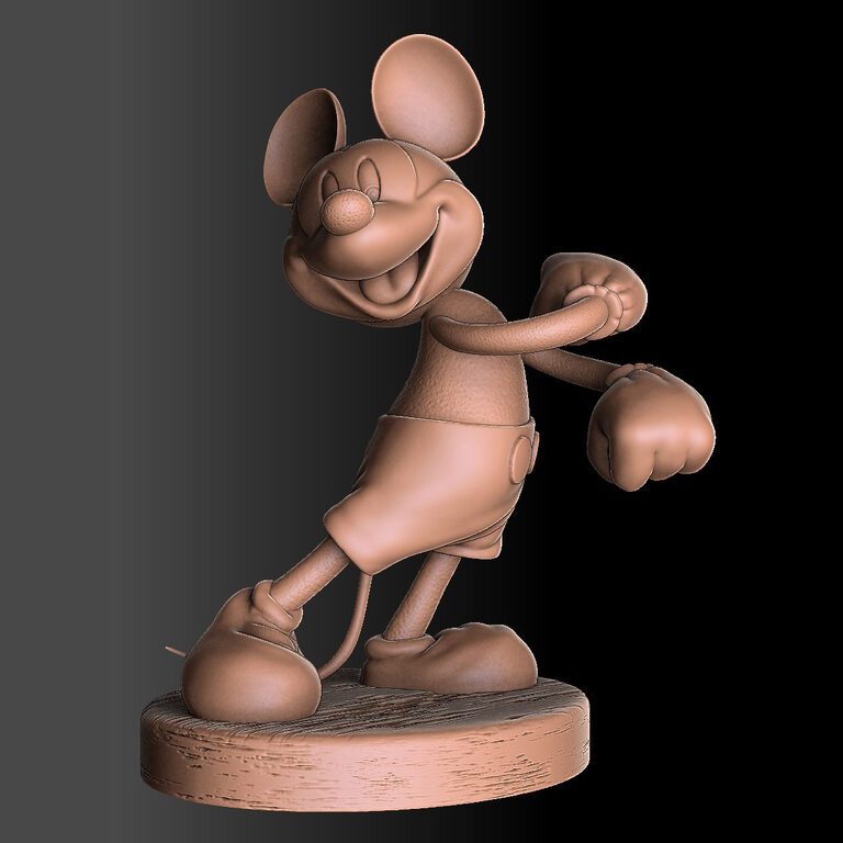Happy Mickey mouse (170776) 3D model - Download 3D model Happy Mickey ...
