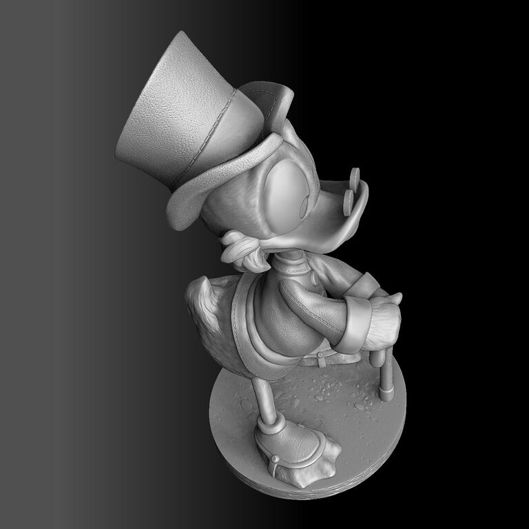 Scrooge McDuck (171866) 3D model - Download 3D model Scrooge McDuck ...