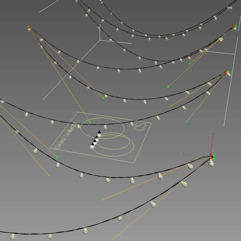 Editable Garland Galaxy Bulb String (171921) 3D model - Download 3D ...