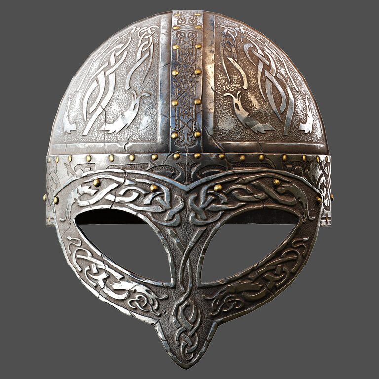 Stainess Viking Helmet (174042) 3D model - Download 3D model Stainess ...