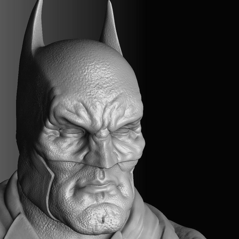 Batman angry. Bust. (174048) 3D model - Download 3D model Batman angry ...