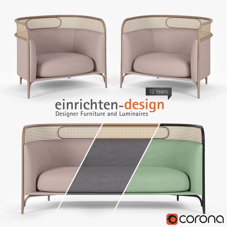 Targa Lounge armchair and sofa (175238) 3D model - Download 3D model ...