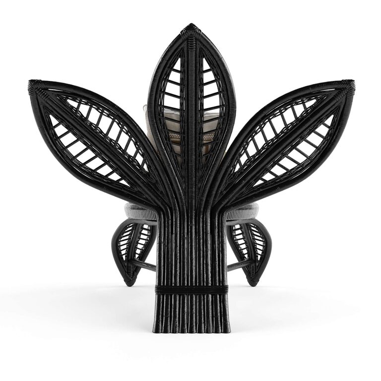 Arya Rattan Armchair (177485) 3D model - Download 3D model Arya Rattan ...