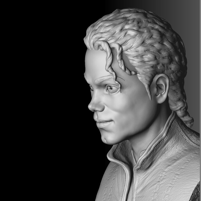 Michael Jackson. Bust for 3D printing. (178524) 3D model - Download 3D ...