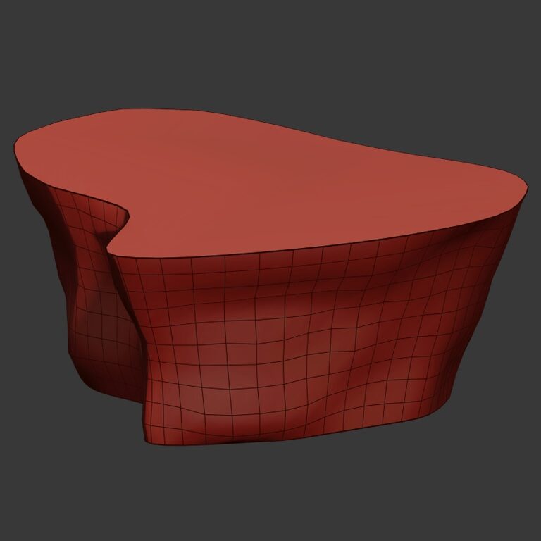 Stone Coffee Table (178689) 3D model - Download 3D model Stone Coffee ...
